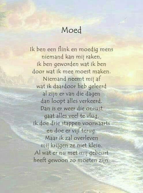 super mooi gedicht . werd er emotioneel van . dit slaat zooo op mijn ...